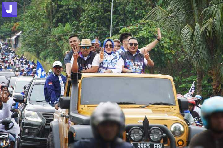 Murad - Michael Disambut Ribuan Masa Pendukung | JejakInfo.id